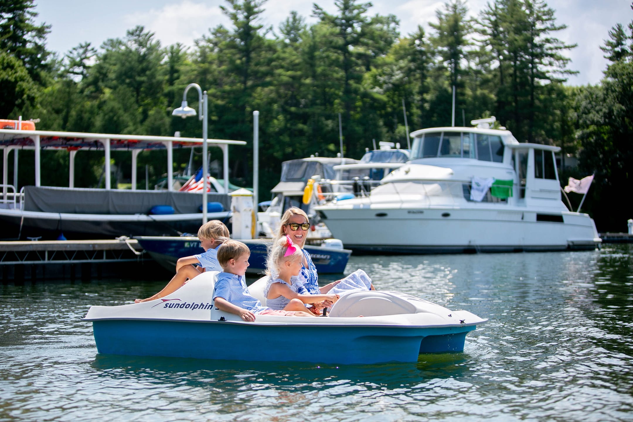 Pedal Boats & Small Boats - Basin Harbor