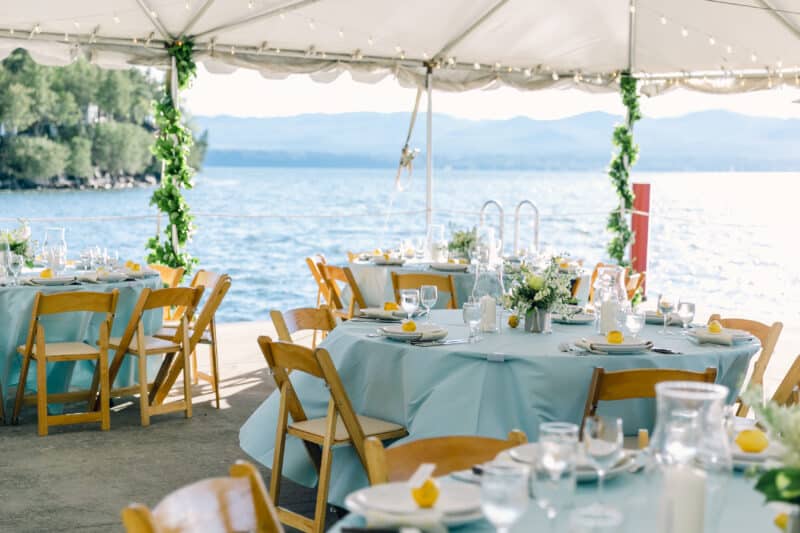 Dock Weddings - North Dock - Basin Harbor