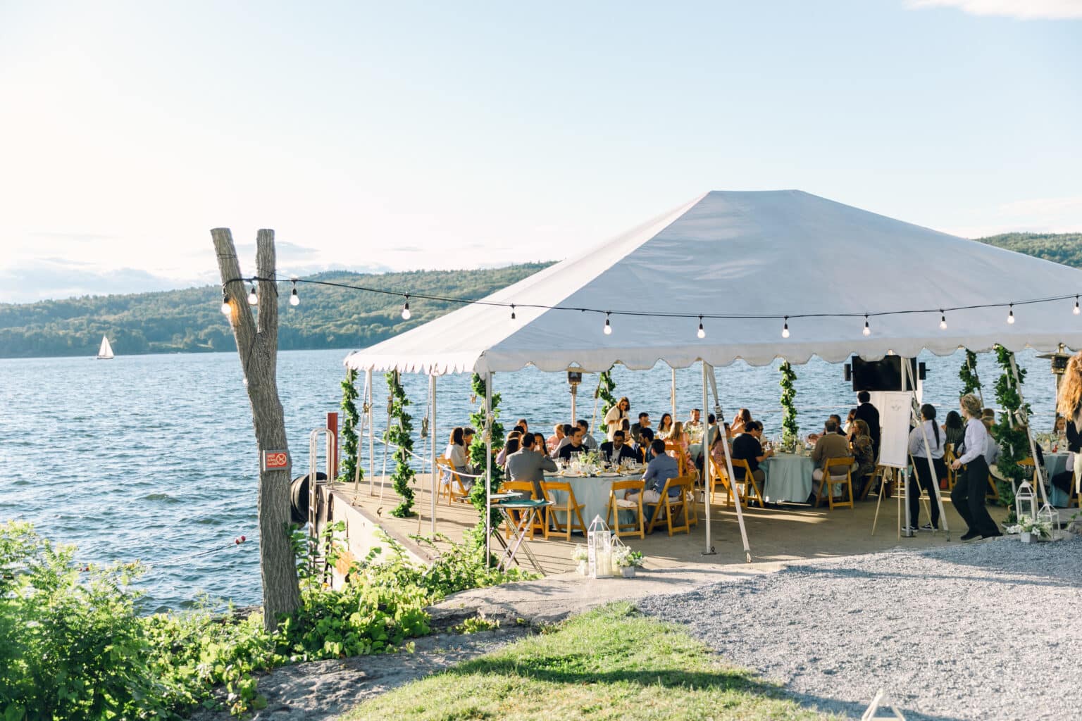 Dock Weddings - North Dock - Basin Harbor